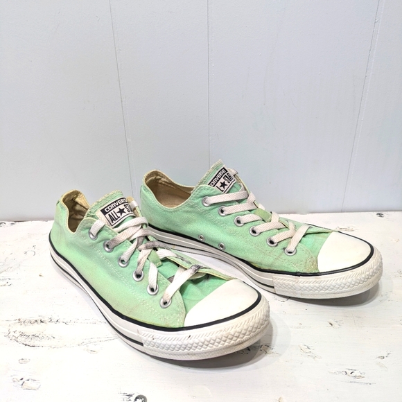 Converse | Shoes | Converse All Star Low Top In Sea Foam Green Size ...